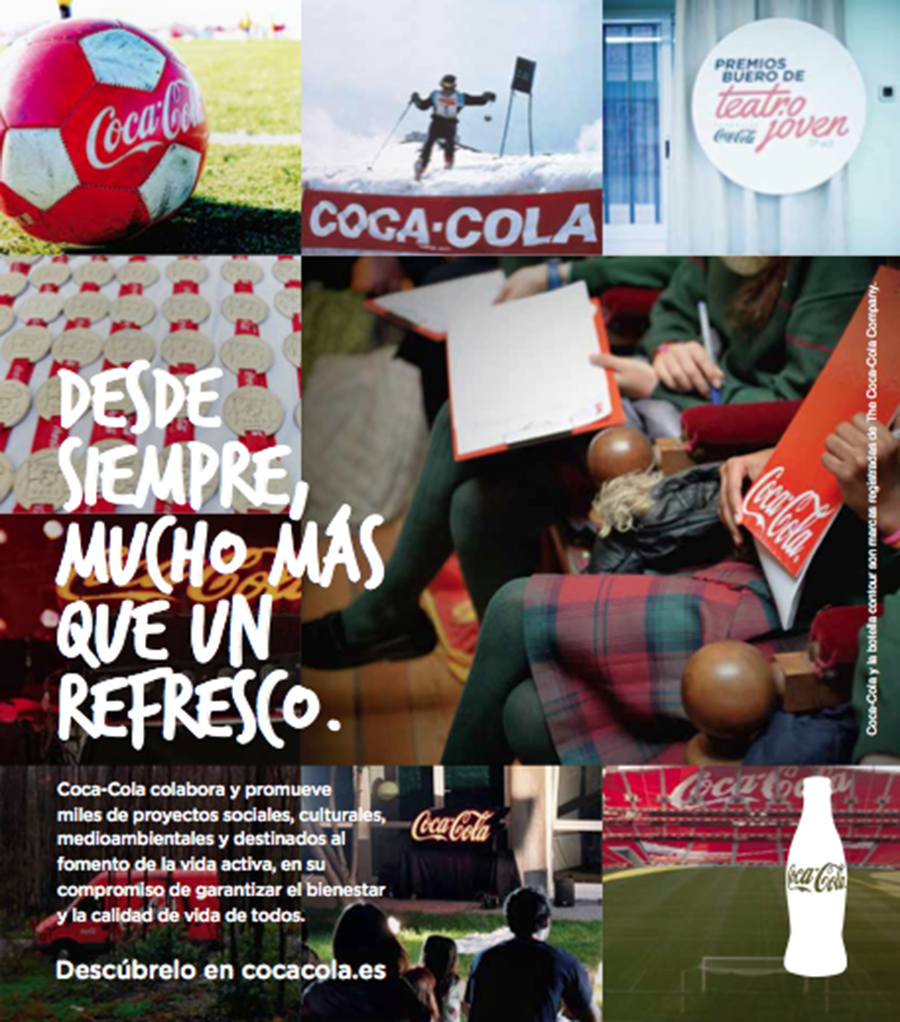 Coca-Cola, Comprometida Con La Sociedad | Control Publicidad